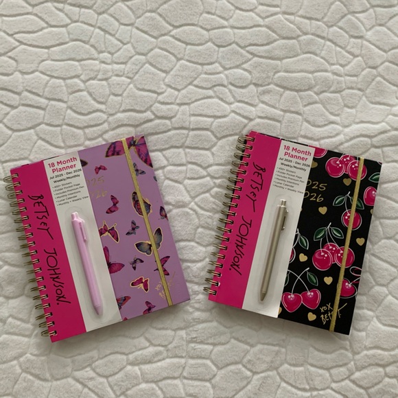 Betsey Johnson | Office | Betsey Johnson 8 Month Planner Pick One ...